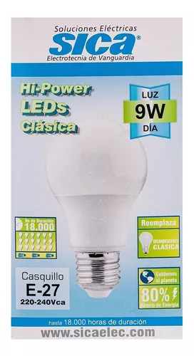 LAMPARA LED 9W SICA – ..::EL MONITOR::..